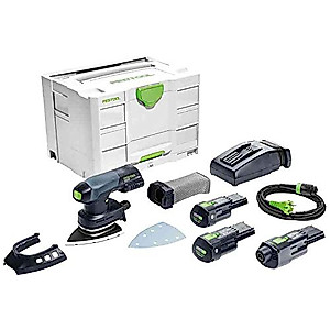 Festool 575728 Cordless Orbital Sander DTSC 400 Li 3.1 aH 18V I-Set
