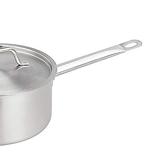 AmazonCommercial 7-Piece Stainless Steel Induction Ready Cookware Set