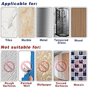 Shower Caddy Adhesive Replacement Stickers Hooks Adhesive Pack of 10 for Corner Shelf Basket Bathroom Shelf, Shower Caddy Hanging