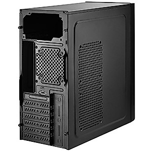 SilverStone Technology Precision Series Black ATX Tower Case PS13B, Black