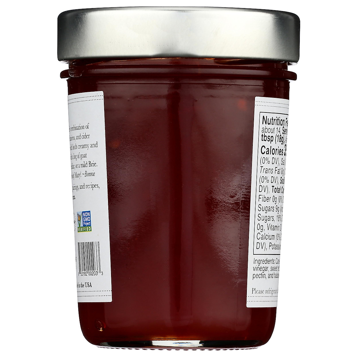 BONNIES JAMS Red Pepper Jelly, 8.75 OZ