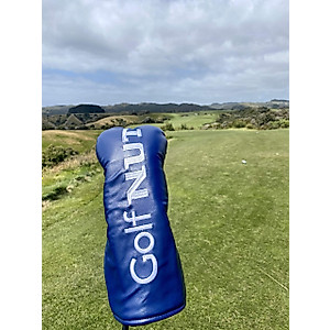 Golf Nut Special Edition Embroidered Driver Headcover for The Avid Golfer or Stocking Stuffer!