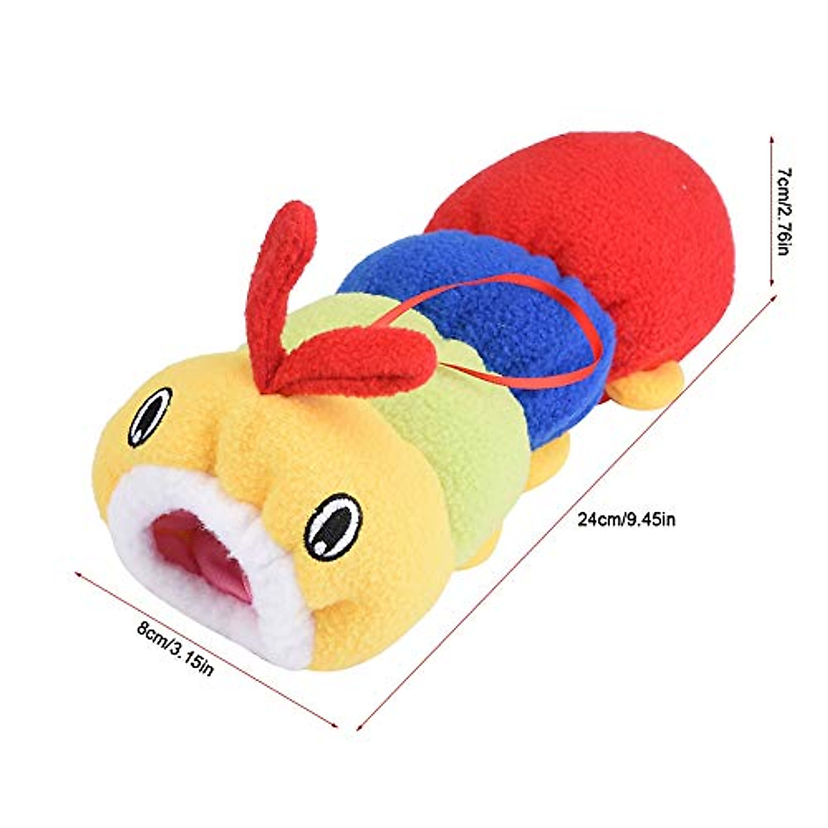 HEEPDD Baby Milk Bottle Cover, Soft Stuffed Caterpillar Baby Feeding Bottle Pouch Milk Bottle Thermal Bags for Kids Baby Toddler Infant