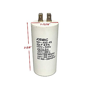 Generator JOEMAC Capacitor 450V 45uF 50Hz 25/70 SH Cylinder