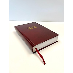 Santa Biblia NTV, letra súper gigante (Tapa dura, Vino tinto, Letra Roja) (Spanish Edition)
