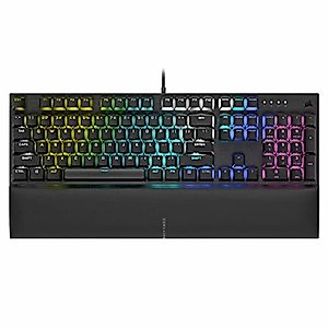 Corsair K60 RGB Pro SE Mechanical Gaming Keyboard - CHERRY Mechanical Keyswitches - Durable Aluminum Frame - Customizable Per-Key RGB Backlighting (Renewed)