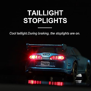 havcybin 1:76 Turbo Racing Scale RC Sport Car, Table Racing Remote Control Mini Model Car Full Proportional RTR Kit Toys (C63-1-blue)