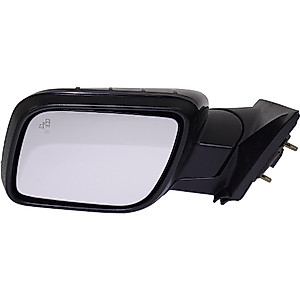 Kool Vue Driver & Passenger Side Power Heated Mirrors for Ford Explorer 2016-2019 Manual Fold With Signal Light, Blind Spot Monitor & Puddle Lamp; Without Memory & Auto-Dimming Paintable