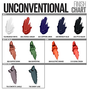 Maybelline New York Color Sensational Orange Lipstick, Satin Lipstick, Electric Orange, 0.15 oz,Pack of 1