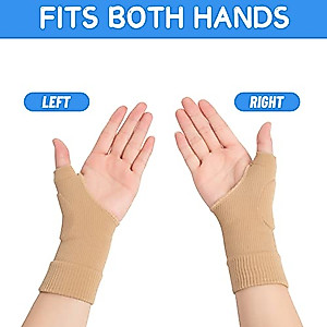 DCC-GETS Thumb Arthritis Compression Gloves(2 PAIRS),comfortable Compression Glove with Soft Gel Pads, Lightweight wrist Support Braces,Pain relief, Carpal Tunnel (Black)