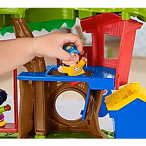 Fisher-Price Little People Toddler Musical Toy Swing & Share Treehouse Playset with 3 Figures for Pretend Play Ages 1+ Years [Amazon Exclusive]