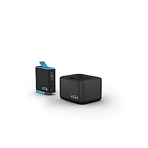 Dual Battery Charger + Battery (HERO10 Black/HERO9 Black) - Official GoPro Accessory (ADDBD-001)