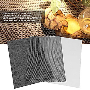 Reptile Carpet, 3 in 1 Lizard Cage Mat Snake Bedding Multi-Functional Reptiles Pets Mat Waterproof Moisturizing Pad Carpet for Bearded Dragon Turtles IguanaTortoises