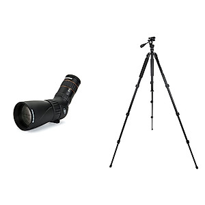 Celestron Hummingbird 56mm Angled Spotting Scope Bundle with Tripod and Accessories