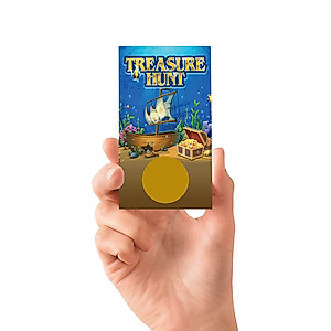 PROMO PRINTING GROUP, INC. Treasure Hunt Scratch Off Cards - (30 Cards) - Scratch & Win Game for Adults - Scratch Off Raffle Tickets for Parties