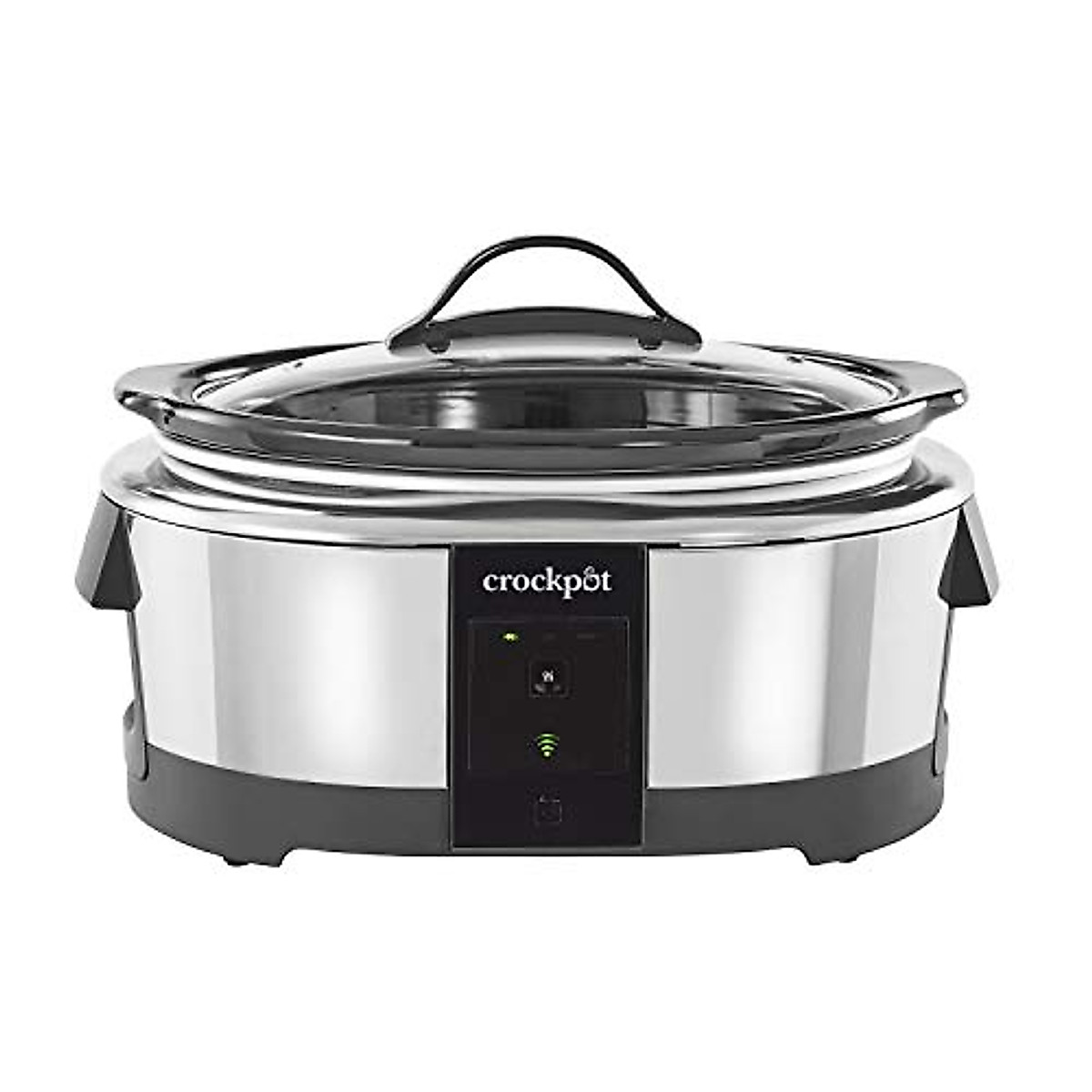 Crock-Pot Slow Cooker Works with Alexa 6-Quart Programmable Stainless Steel 2139005, A Certified for Humans Device