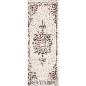 nuLOOM Vintage Medallion Liliana Accent Rug, 2x3, Beige