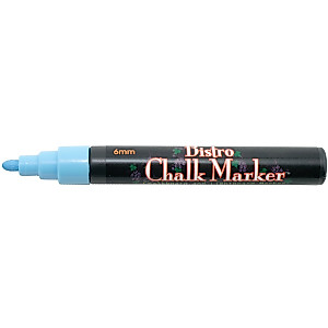Uchida 480-C-F3 Marvy Broad Point Tip Fluorescent Bistro Chalk Marker, Blue