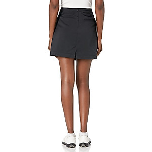 PGA TOUR womens 17" Motionflux Woven Golf Skort, Caviar, 6 US