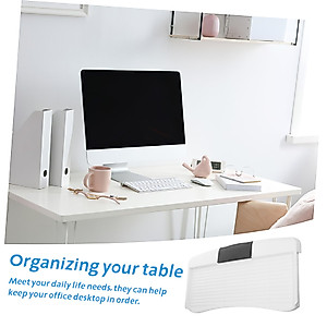 STOBOK Keyboard Tray Under Desk Slide Desk Pp Aluminum Space Saving Out Office Keyboard Stand