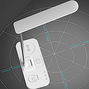 SGDSF 15W QI Quick Wireless Charger LED Desk Lamps Dimmable Eye Table Lamp Watch Charging for Home Office Light