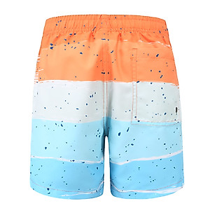 Aisyee Big Boys Swim Trunks Quick Dry Swim Shorts for Kids Beach Boards Shorts with Hawaiian 3D Prints Swimwear Seaside Size 16/14-16 Years