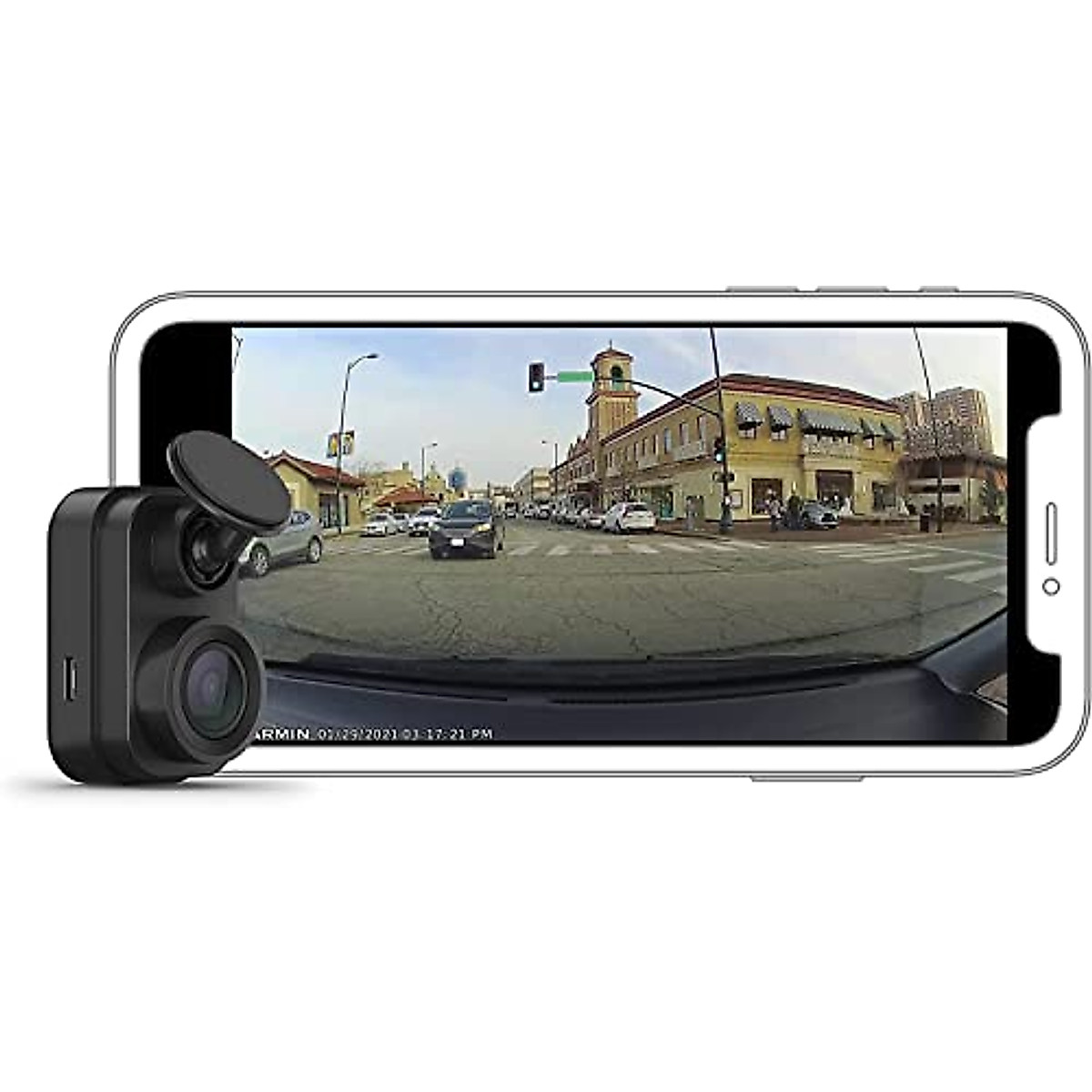 Garmin Dash Cam Mini 2 with Playhardest Cleaning Cloth