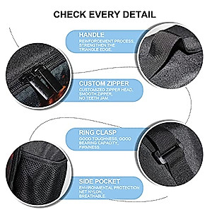 Insulated Durable Lunch Box with Shoulder Strap, Teen Boys/Adult Ice Fire Football Small Lunch Bag, Lunch Tote Box Bag for Office/Picnic/Beach