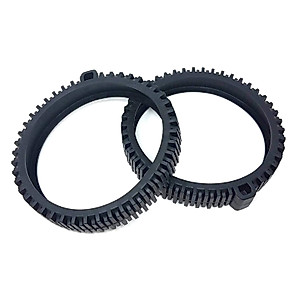 ATIE Pool Cleaner Tire Kit with Large Hump Replacement Compatible with Pentair Kreepy Krauly Rebel/Warrior Pool Cleaner V2 Tire Kit 360482 and Tire Kit 360287 (2 Pack)