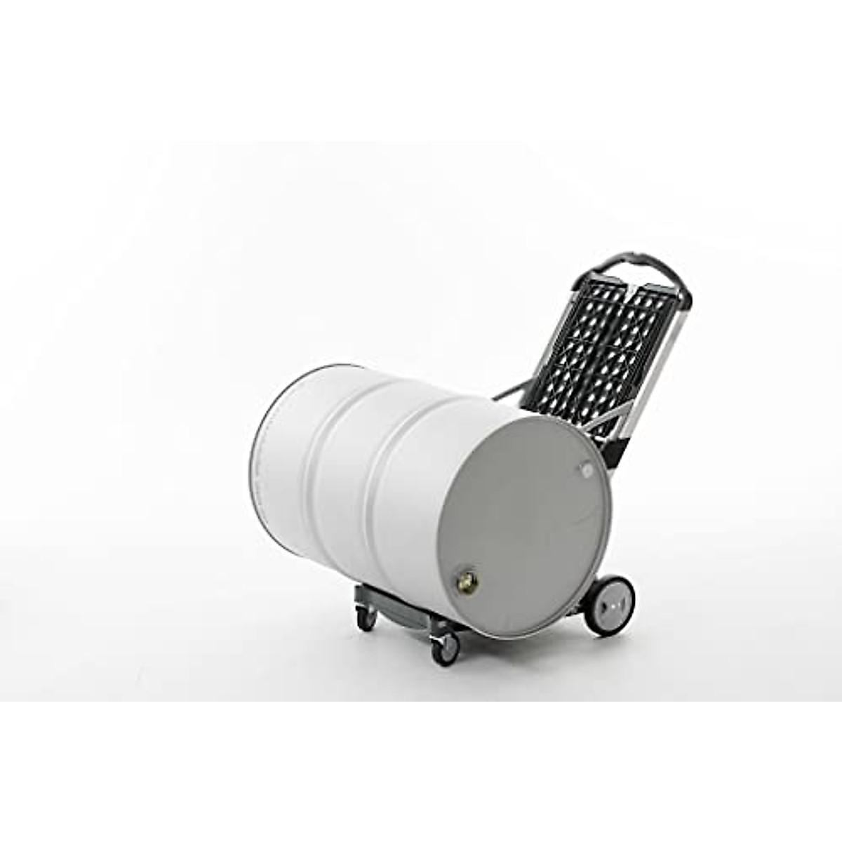 CLAX® The Original | Made in Germany | Multi use Functional Collapsible Carts | Mobile Folding Trolley | Shopping cart with Storage Crate | Platform Truck (Grey)