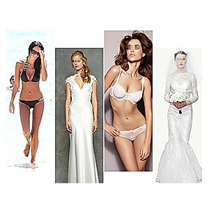 2 Pairs Removable Round Shape Sponge Bra pad Breathable Bra Push Up Bra Breast Insert Pads Breast Enhancers Shaper (White)