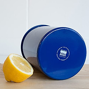 Now Designs Powder-Coated Steel Utensil Crock, Navy