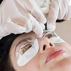 2 Pieces Eyelash Lift Tool Lash Separator Tool Stainless Steel Lash Lifting Perm Tool Lash Eyelash Perm Applicator Eyelash Extensions Supplies for Eyelash Lifting and Separating (Silver)