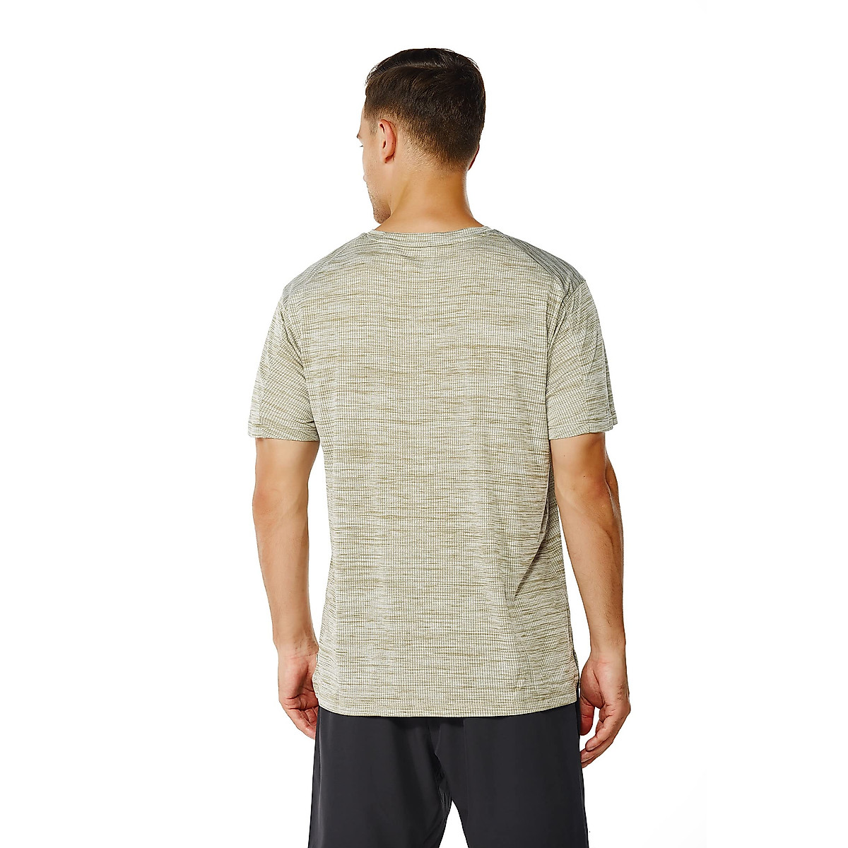 GRAMVAL Men's Crew T-Shirt,Light Weight Dry-Fit Moisture Wicking Active Athletic Performance