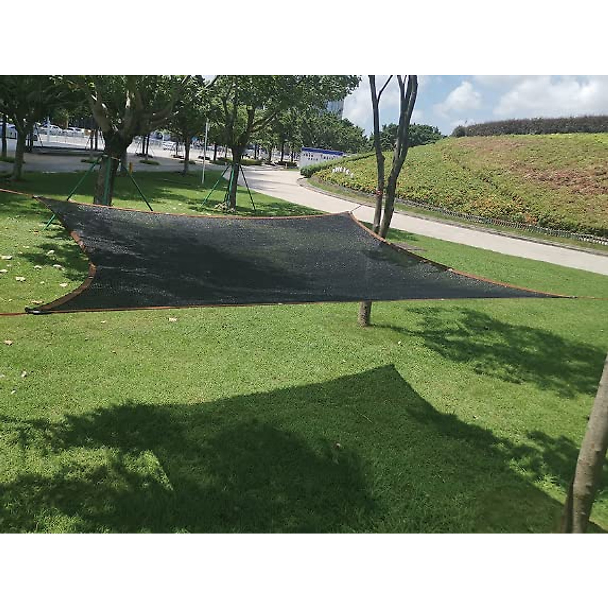 60% Black Shade Cloth with Grommets,Garden Sunblock Shade Cloth, Black Sunblock Shade Cloth Protecting for ZYB ZYB