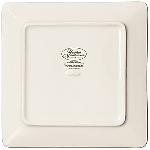 Certified International French Sunflowers Dinner Plate, 10.5-Inch, Multicolor, Large, Set of 4