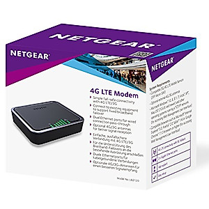 NETGEAR 4G LTE Broadband Modem - Use LTE as Backup Internet Connection, Unlocked, Works with Any Mobile Network Provider (LB2120)