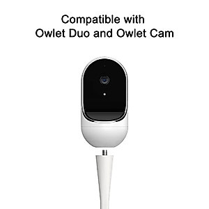 Safer Baby Monitor Mount for Owlet Duo, Owlet Cam Baby Monitor, Flexible Twist Mount