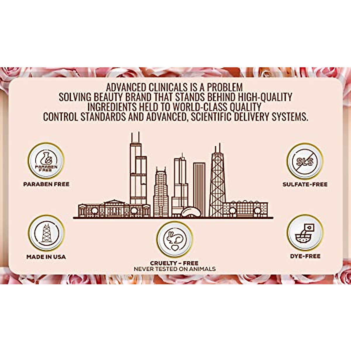 Advanced Clinicals Bulgarian Rose Anti Aging Rescue Cream Face & Body Moisturizing Skin Care Lotion, Brightening Skincare Moisturizer For Dry Skin, Age Spots, & Improving Skin Radiance, Large 16 Oz