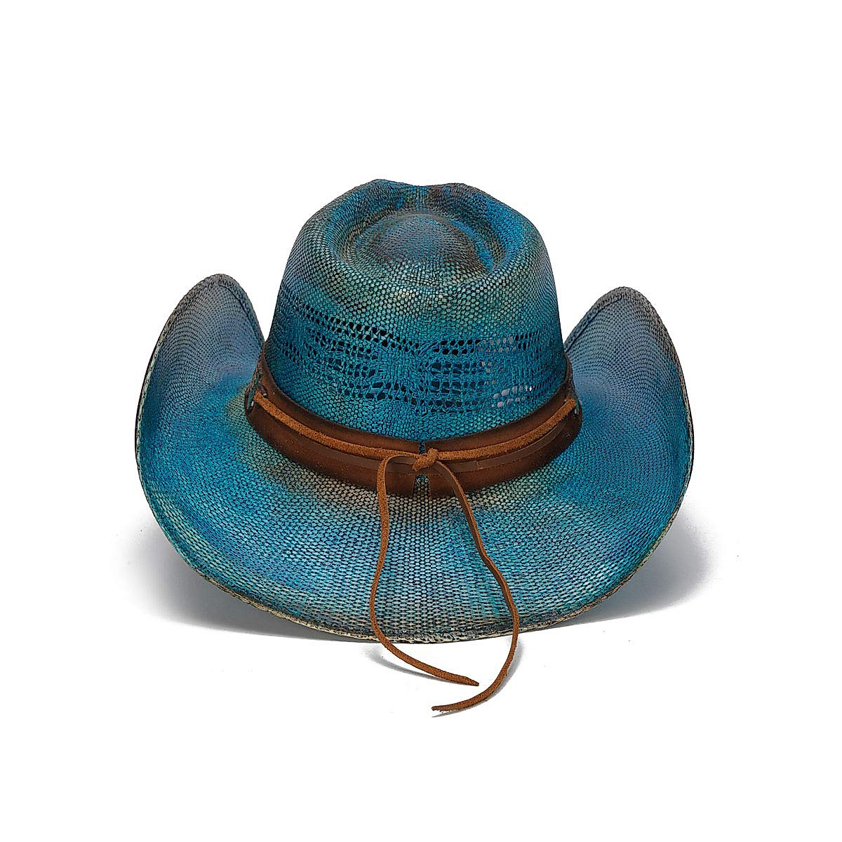 Stampede Hats Women's Love Story Rose Straw Western Hat L Blue