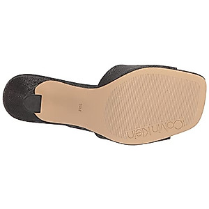 Calvin Klein Women's Bradon Heeled Sandal, Black 001, 9