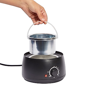 Okuna Outpost 6 Pack Replacement Metal Inner Wax Melting Pot for Hair Removal, Candle Making (14.1 oz)