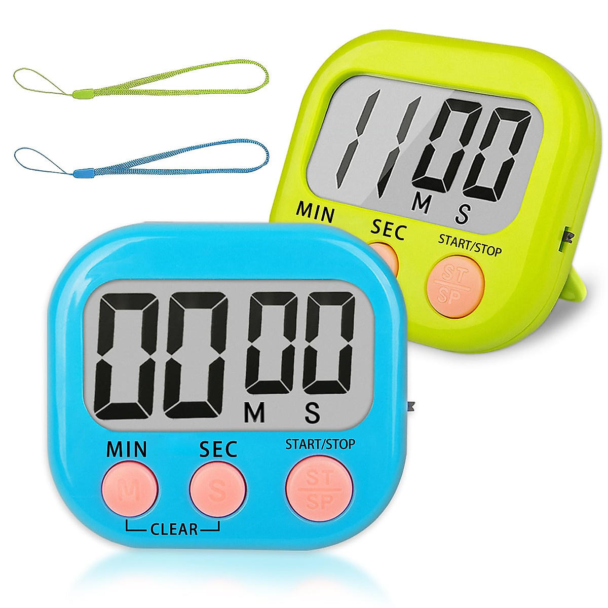 ZILLEEN Classroom Timer for Kids Teachers 2 Pack Digital Tmers