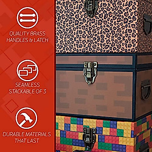 Blue Orchards Tool Chest Paperboard Boxes (Set of 3), Tool Party Gifts, Christmas Gifts, Tool Party Favors, Tool Room Decorations, Birthday Parties, Christmas Gift Wrap, Storage or Display