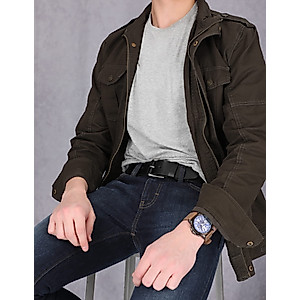 Timberland mens Casual Leather Belt, Black, 36