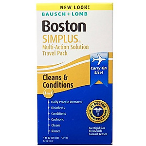Boston Simplus Bausch + Lomb Multi-Action Solution Travel Pack 3 Pack
