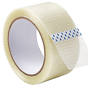 HSTECH Semi Transparent Duct Tape, Heavy Duty Waterproof Tape, High Performance Weather Resistant Tape for Discreet Repairs and Mounting Residential Commercial and Industrial Uses (1 in x 22 Yards)