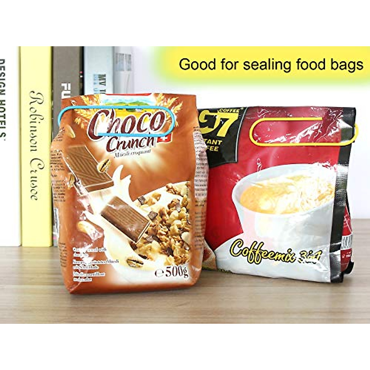 Super Large Paperclips Colored Jumbo - Coideal 30 Pack 4 Inch XL Mega Paper Clips Holder Vinyl Coated Assorted Color, Multicolored Giant Big Sheet Holder for Files, Office Supply (10 cm)