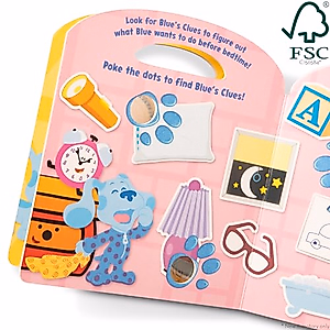 Melissa & Doug Blue's Clues & You! Children's Book - Poke-A-Dot: Shapes with Blue - FSC Certified