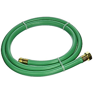 Swan Products LOLH5806FM Hose Reel Leader Hose with Male and Female Connections 6' x 5/8", Green